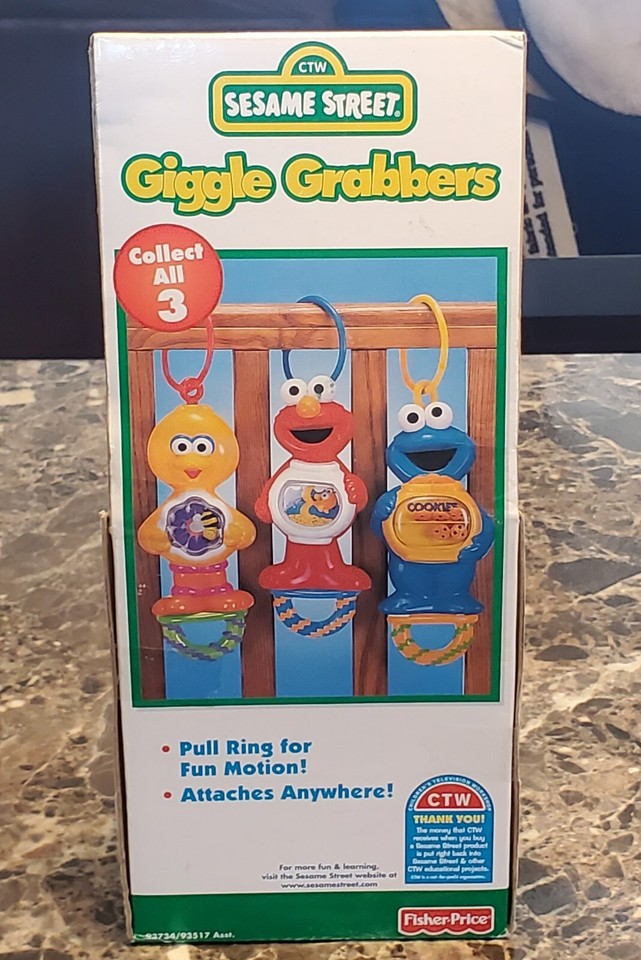 NEW Fisher Price Sesame Street Elmo Giggle Grabber 2000 (RARE FIND) | eBay