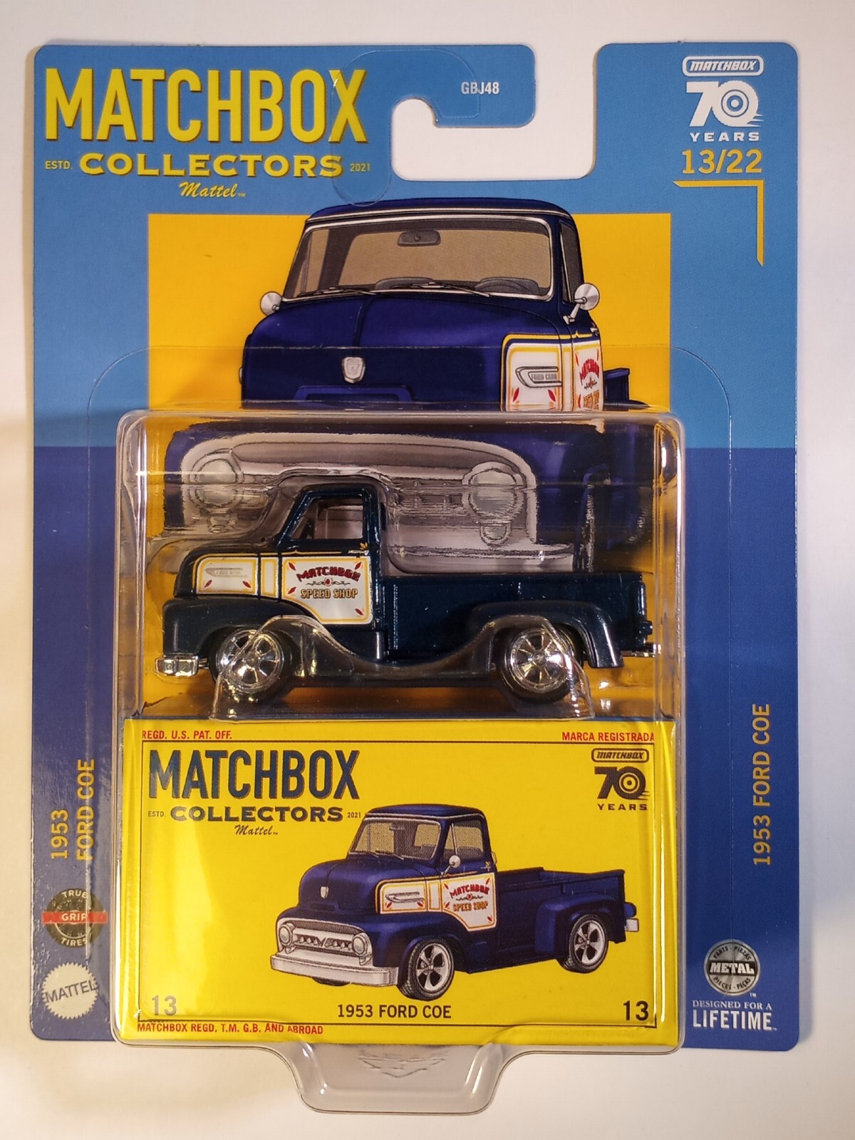 Matchbox 2023 70th Anniversary Collectors Series 1953 Ford COE Blue In ...