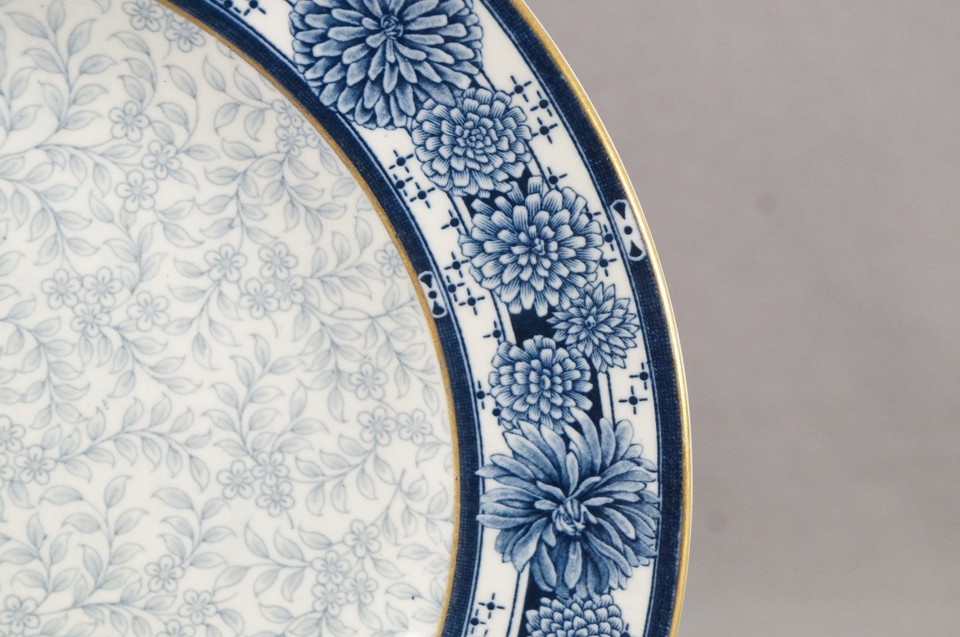 Royal Worcester W 2450 Blue Mum & Forget Me Nots & Gold 9 1/4 Inch ...