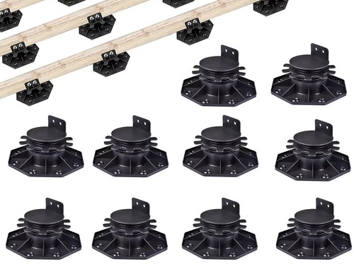 Deck Blocks, 10PCS Deck Support Pedestal Paver, Adjustable Deck ...