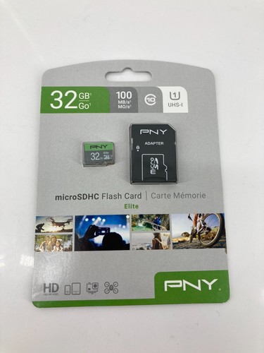 (19) 32GB PNY Elite Class 10 U1 microSDHC Flash Memory Card with ...