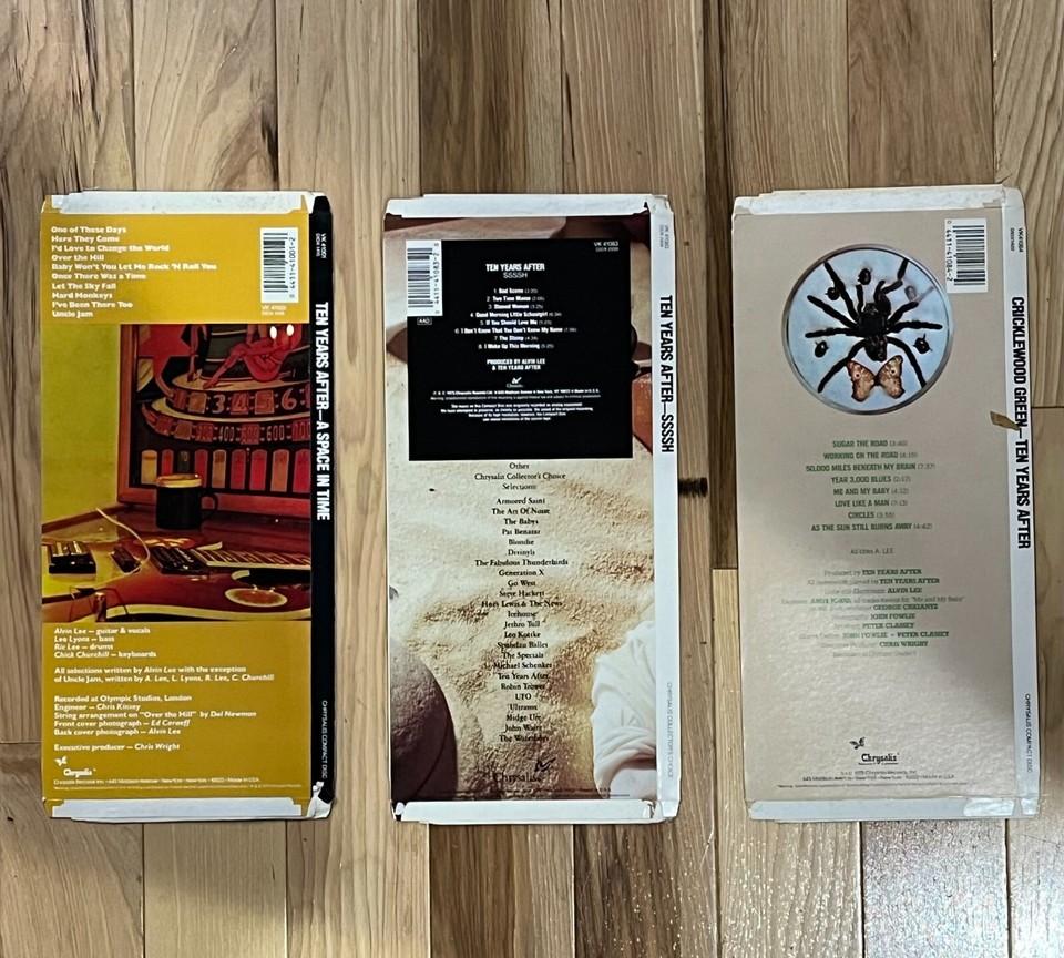 Lot of 3 EMPTY Long Boxes for Ten Years After CDs • No Discs | eBay