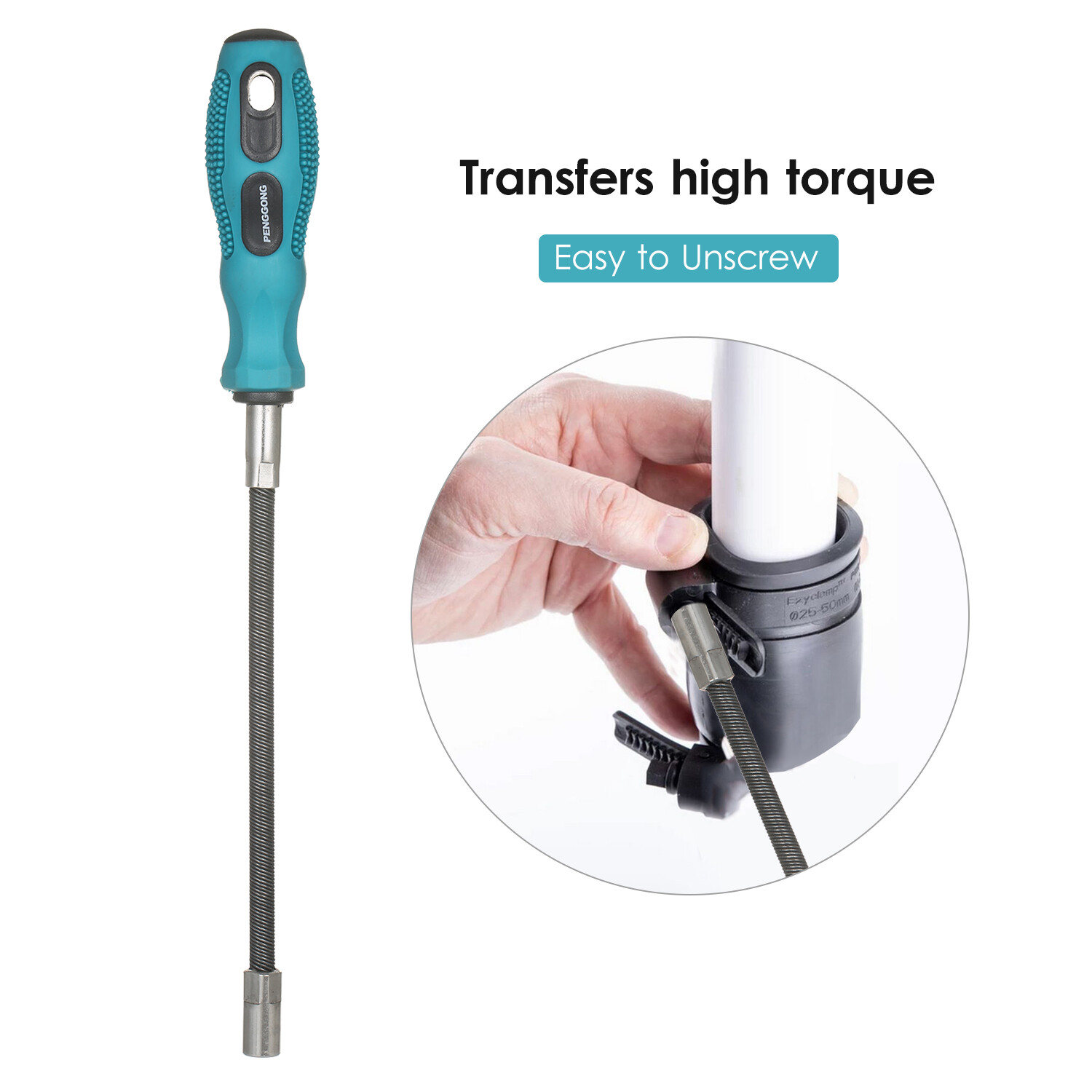 Flexible Hose Clamp Driver 7mm Metric Nut Driver Flex Socket R2C4 | eBay