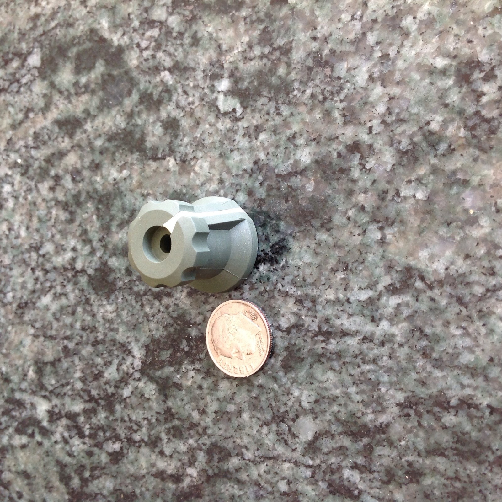 Military sincgars receiver transmitter radio green plastic knob RT ...