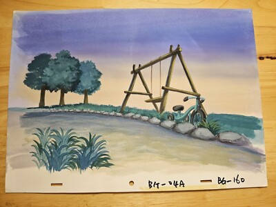 Original Hand-painted Vintage cartoon Animation Background - BG-160 | eBay
