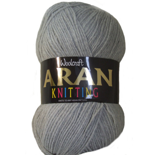 Aran Wool Woolcraft Aran 400g Knitting Yarn, Acrylic Or Wool Mix 40 ...
