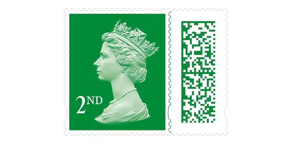 1st 2nd Class Postage Stamps 100% Genuine Royal Mail Barcode Letter ...