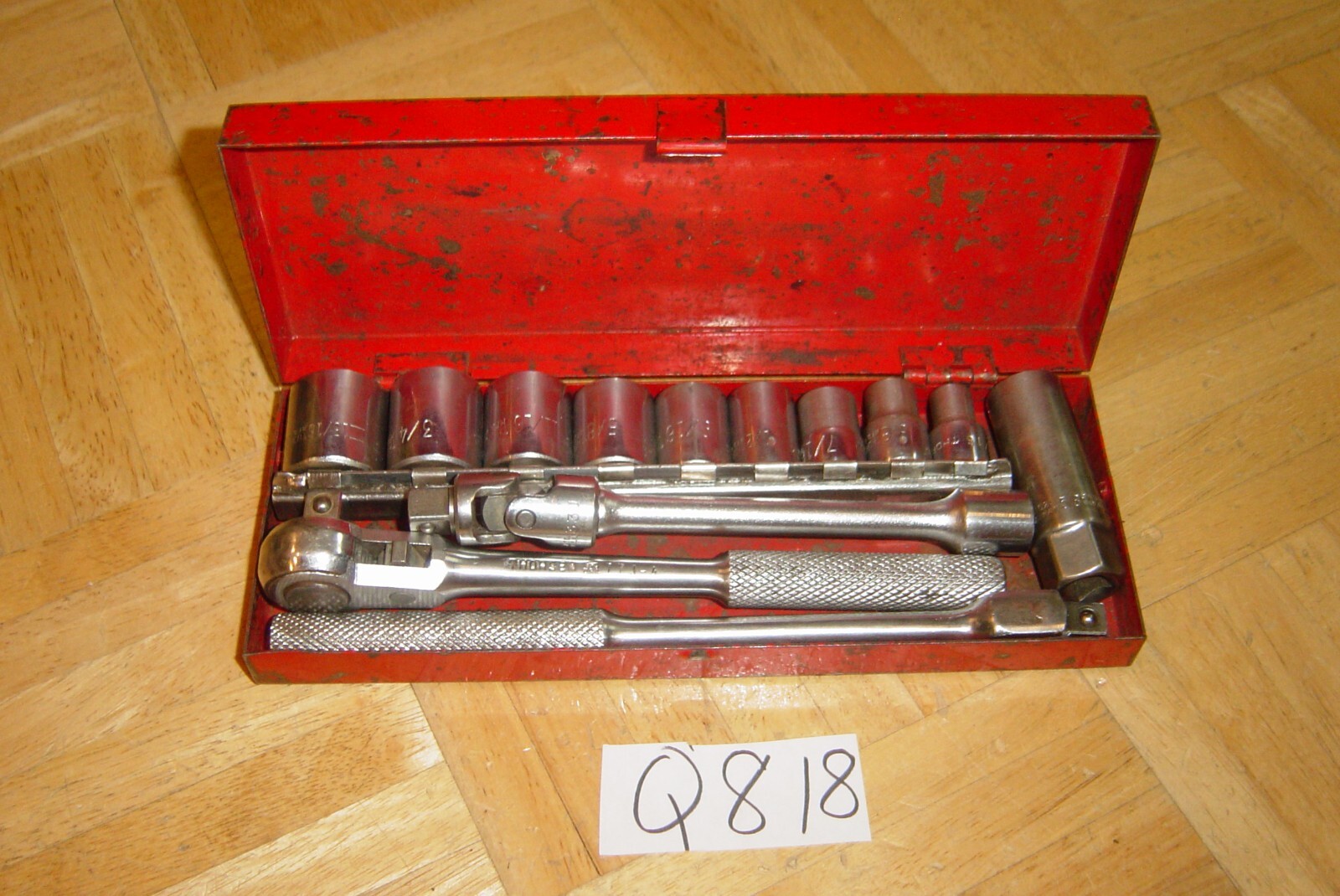 THORSEN TOOLS 3/8 DRIVE SOCKET SET, RATCHET, BREAKER BAR, EXTENSION ...