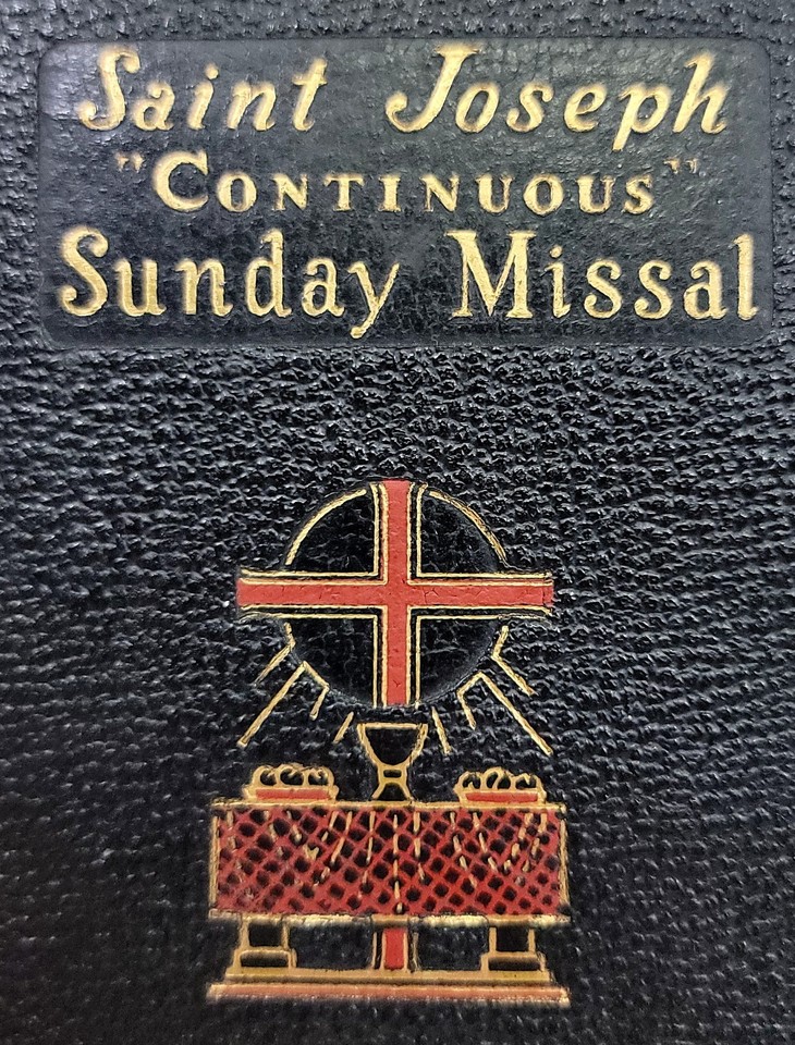 Saint Joseph Continuous Sunday Missal Catholic Mass Prayer Book English ...