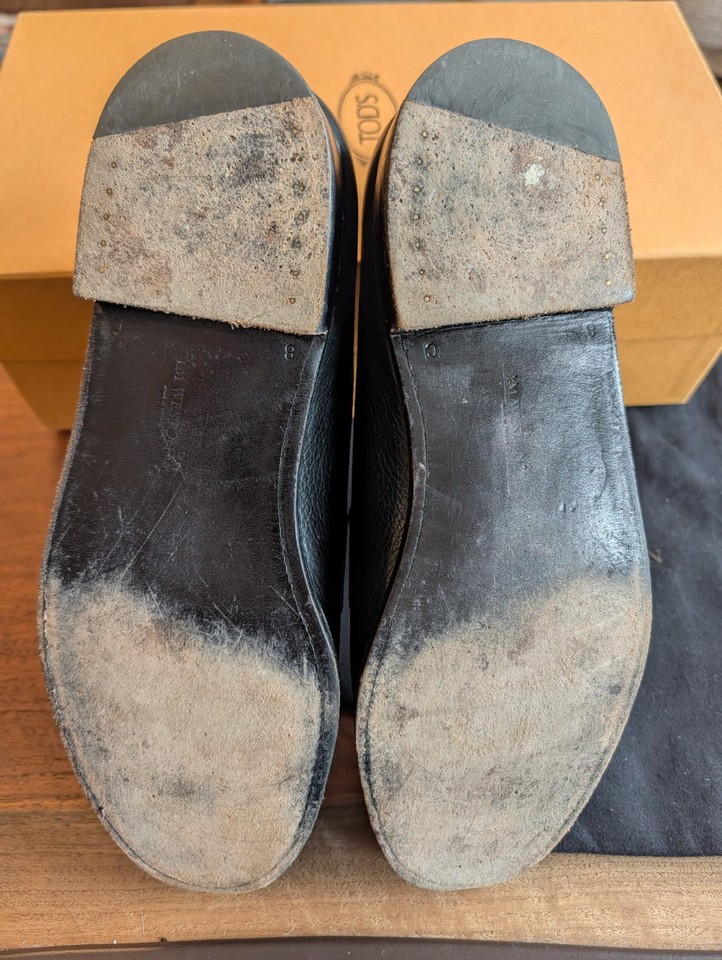 J.M. Weston 180 Grained Men's Loafer in Black (Size 8C, approx 9 / 9.5 ...