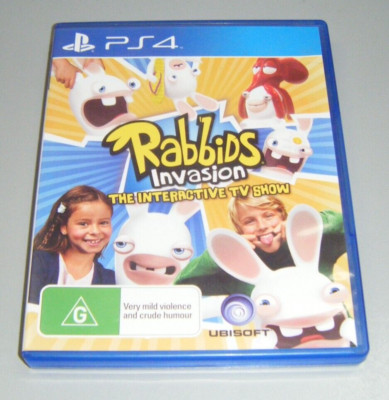 Sony PlayStation 4 PS4 Game - Rabbids Invasion: The Interactive TV Show ...