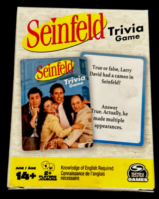 New Seinfeld Television Series 53 Card Trivia Game | eBay