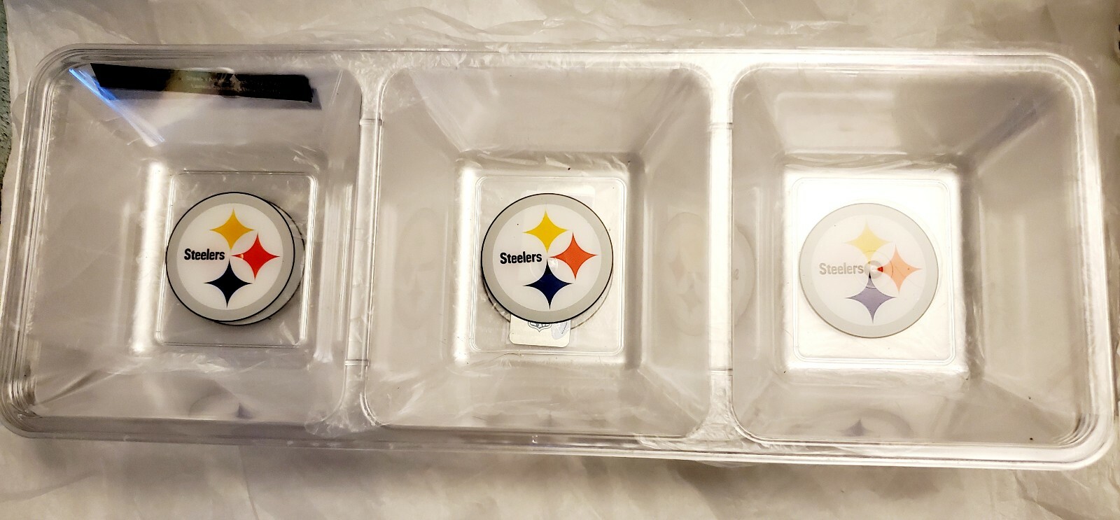 Pittsburgh Steelers Clear Snack Tray *NEW* | eBay