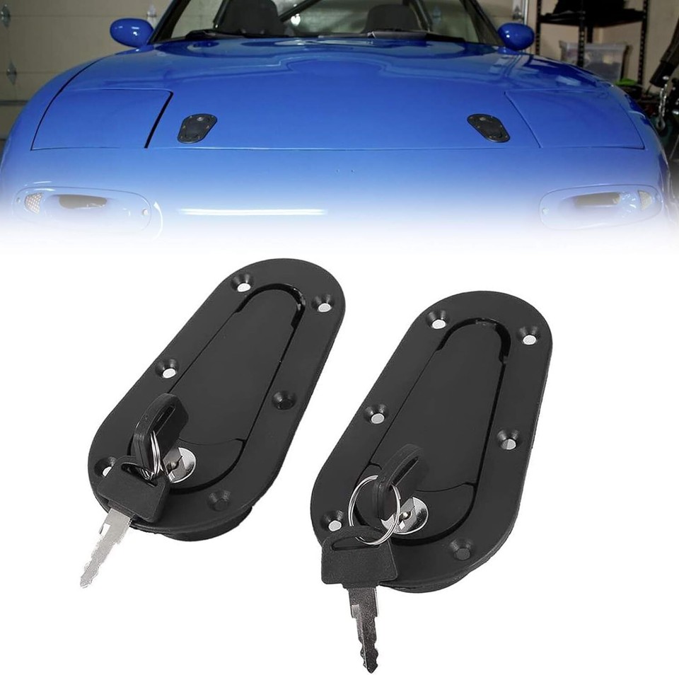 Universal Racing Car Flush Mount Quick Release Hood Latch Pin with Key ...