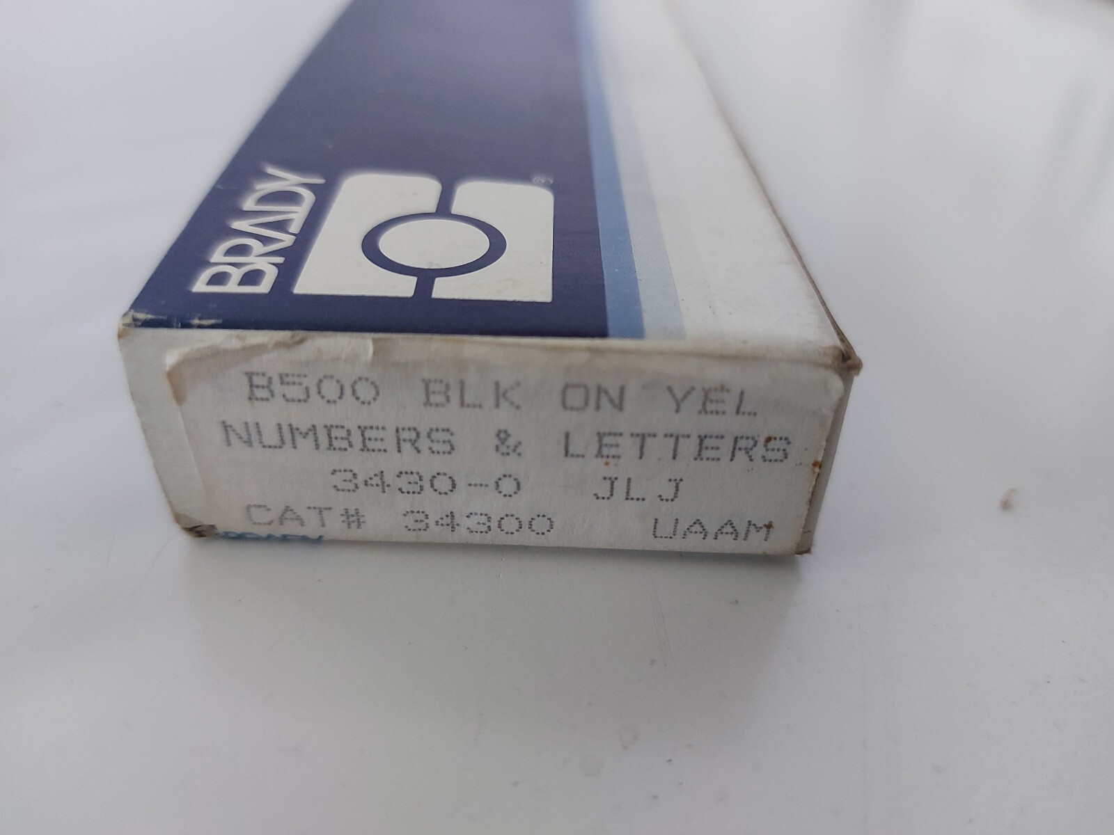 BRADY SELF STICKING LABELS "NUMBER 0" 3430-0 NEW LOT OF 25 SHEETS of 10 ...