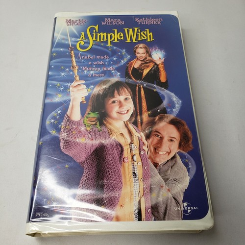A Simple Wish VHS Tape 1997 Martin Short Mara Wilson | eBay