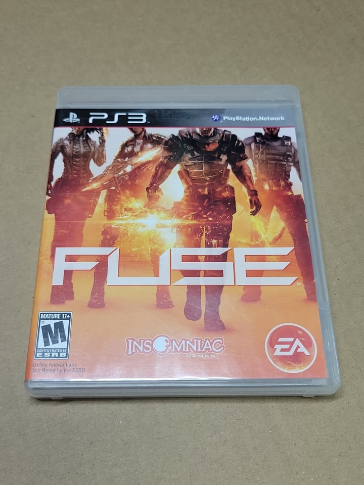 Fuse PS3 COMPLETE Case Sony PlayStation 3 Insomniac Shooter cib GREAT ...