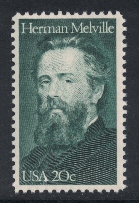 Scott 2094- Herman Melville, Moby Dick Author- 20c MNH 1984- unused ...