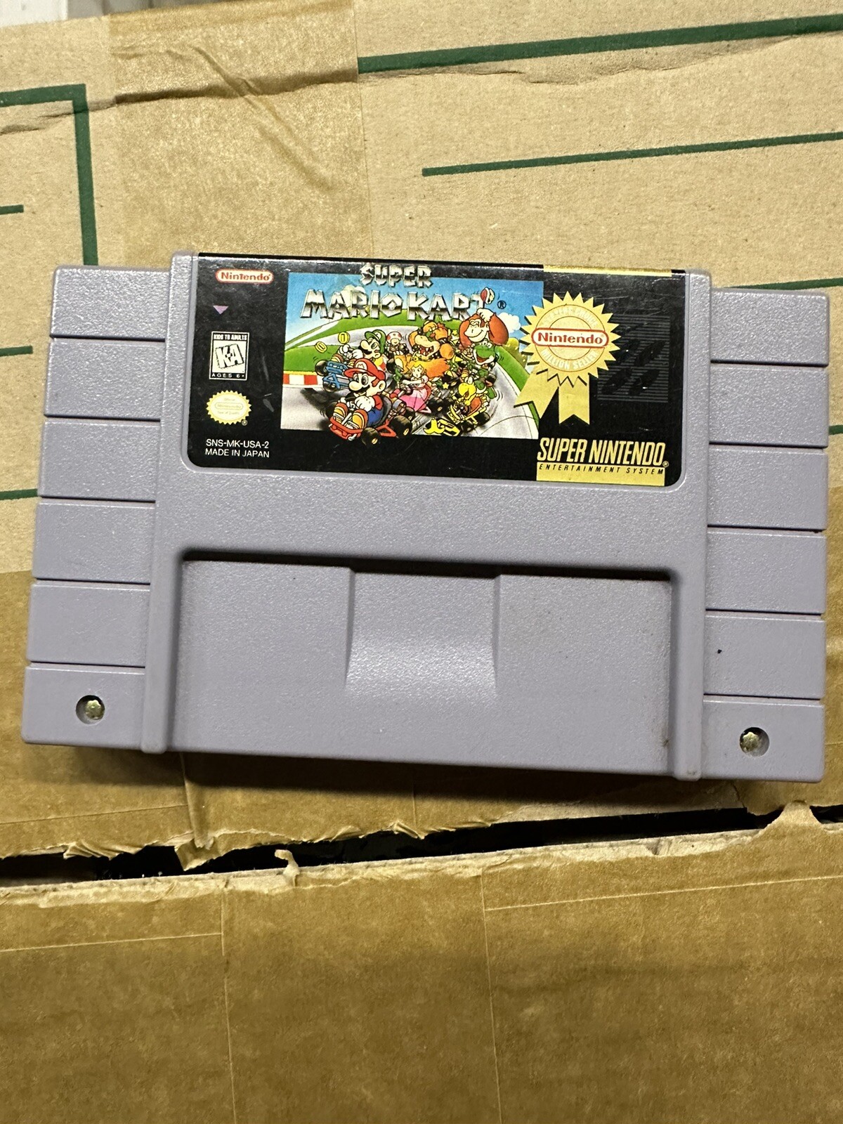 Super Mario Kart (Super Nintendo SNES 1992) Players Choice | eBay