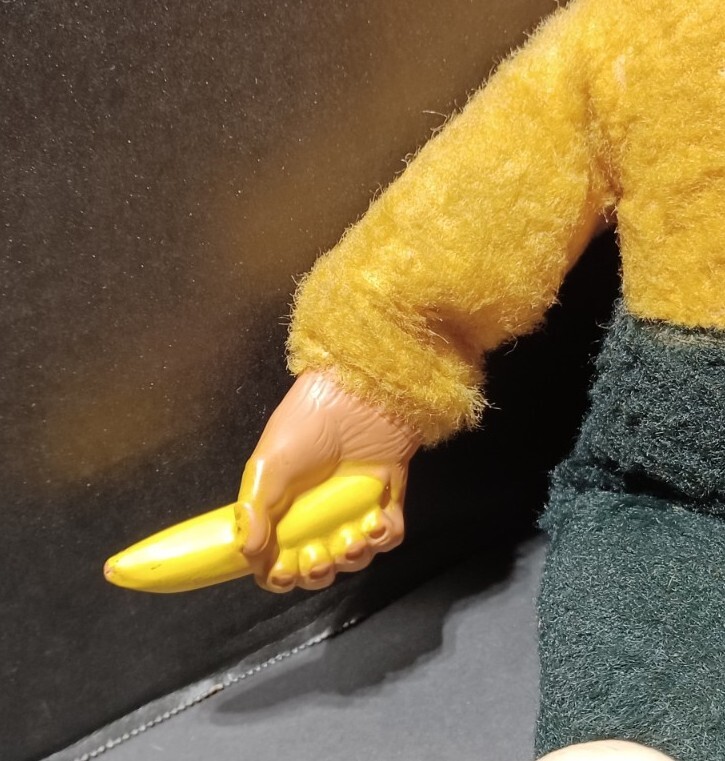 Vintage Mr Zippy Zip Bim Rubber Face Plush Monkey Chimp w/ Banana | eBay