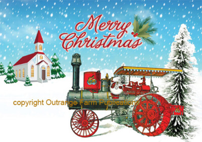 NEW Gaar Scott Steam Traction Engine Christmas Cards Antique Tractor | eBay