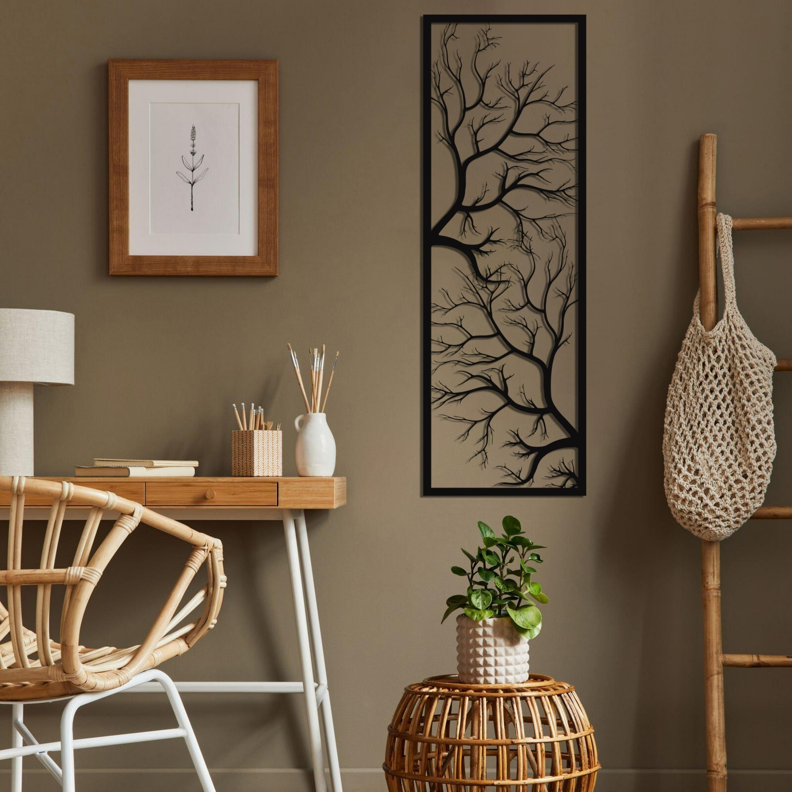 Tree Branch Metal Wall Art, Metal Wall Decor, Wall Hangings,Minimalist ...