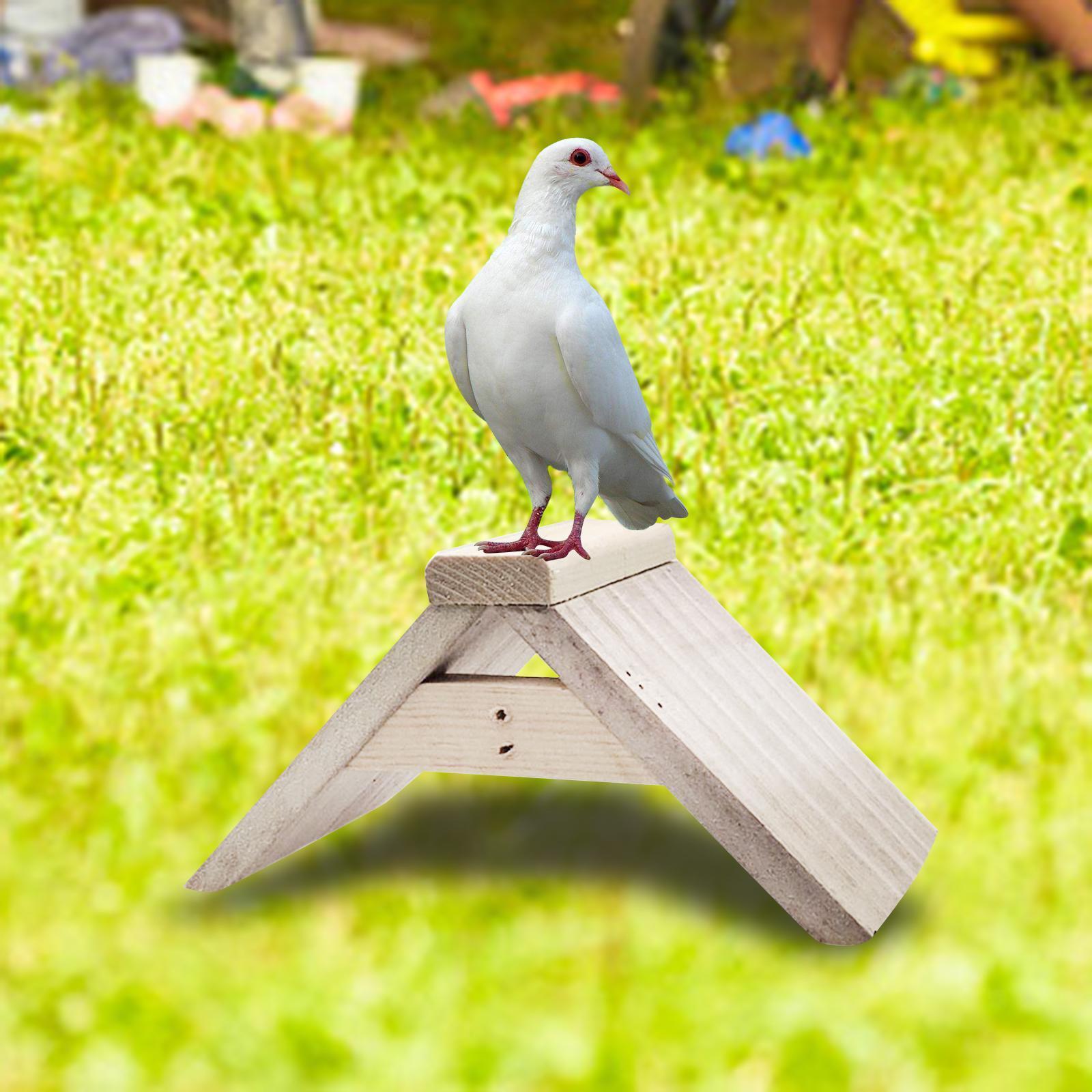 Wood Dove Rest Stand Cage Accessories Support for Parrots Canaries ...