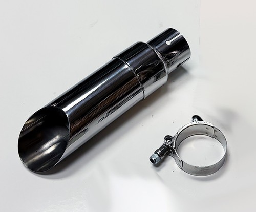 Shorty GP Exhaust Stainless Slip on Tip FOR Suzuki Savage 650 86-04 W/O ...