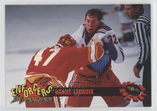 1994-95 Classic Enforcers of Hockey Daniel Lacroix #E2 Rookie RC | eBay