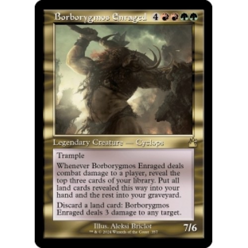 Borborygmos Enraged (retro Frame) X4 M/NM Magic MTG Ravnica Remastered ...