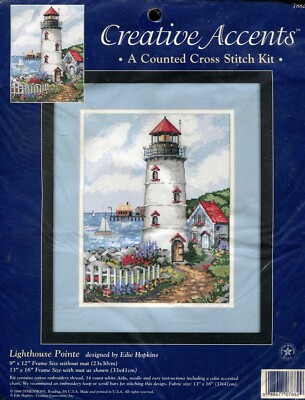 Lighthouse Points, cross stitch kit - Creative Accents 7882 | eBay