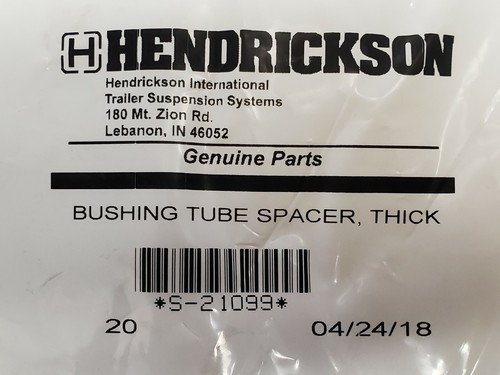 Hendrickson S-21099 BUSHING TUBE SPACER, THICK | eBay
