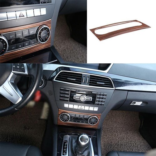 Wood Grain AC Switch Panel Trim For Benz C-Class W204 2011-2014 Central ...