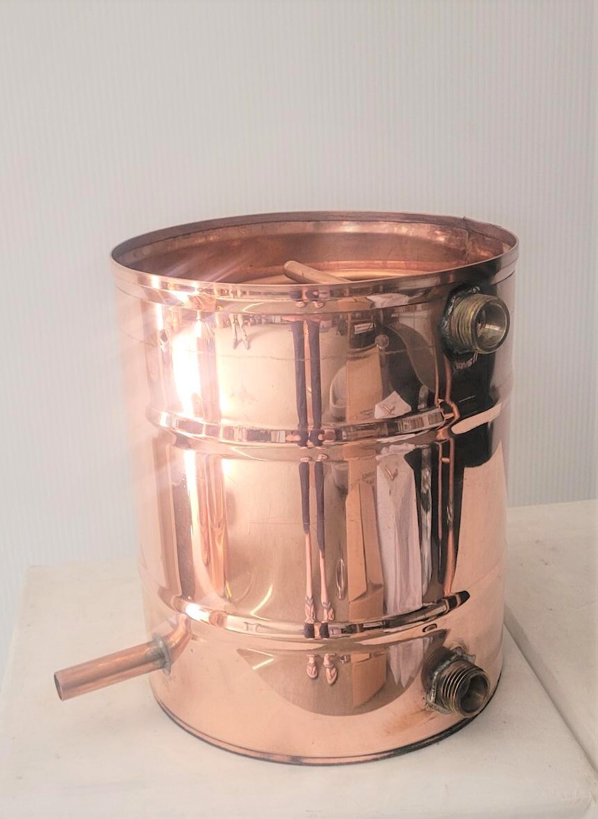 US FLAG- 5 GALLON COPPER MOONSHINE STILL & CONDENSER WORM - VENGEANCE ...