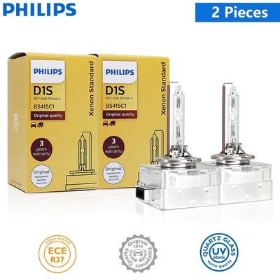 Philips D1S D2S D2R D3S D4S D5S Xenon Standard HID Car Head Light 12V ...