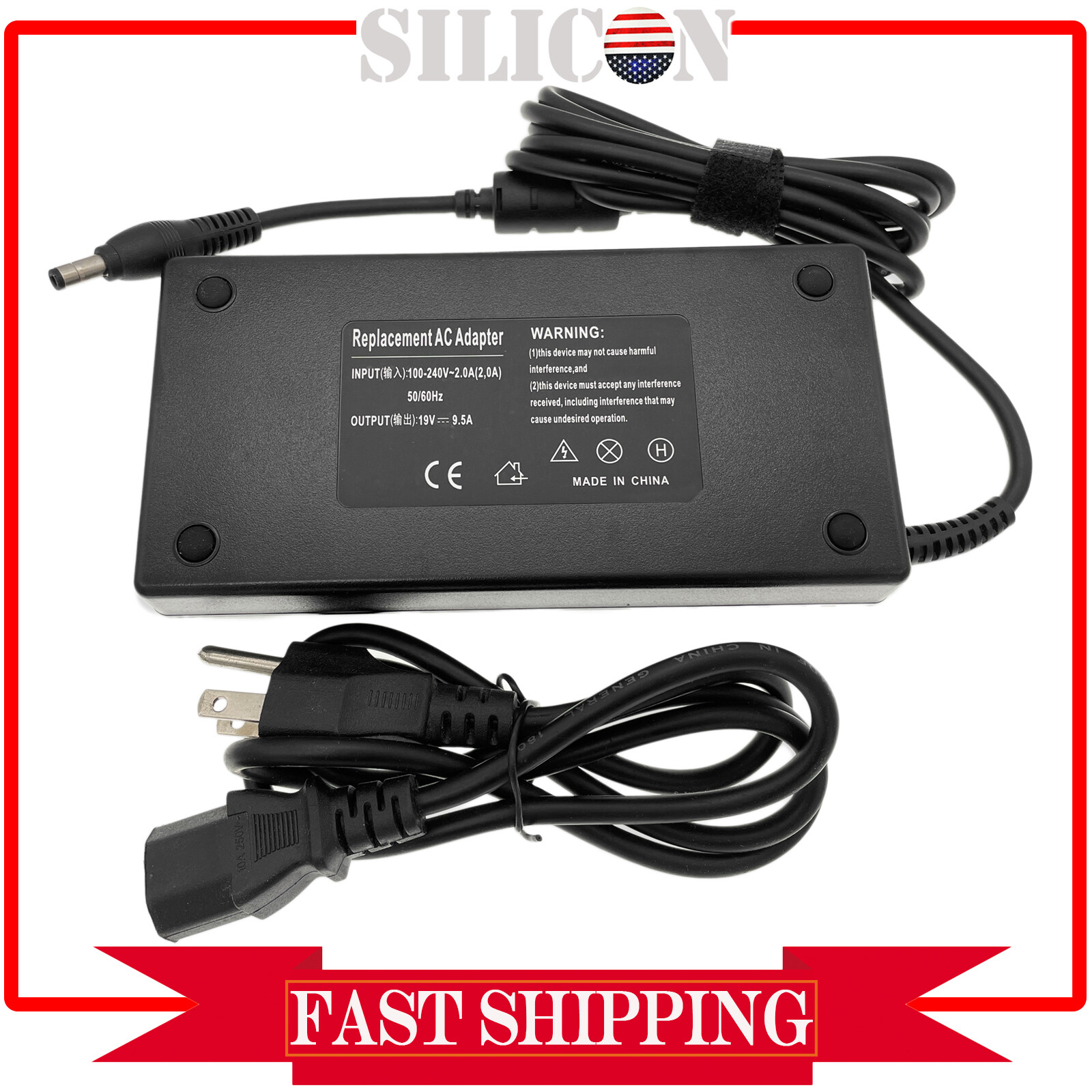 180W AC Adapter Charger For ASUS G75 G75V G75VW ADP-180HB Laptop Power ...
