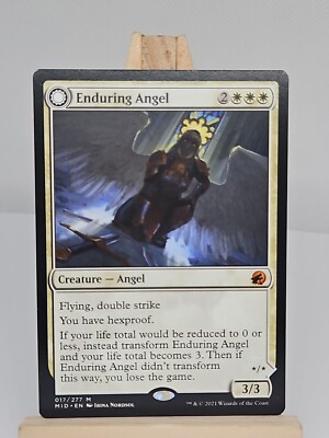 MTG Enduring Angel Angelic Enforcer Innistrad: Midnight Hunt 017/277 ...