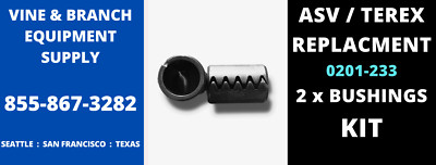 FACTORY ASV / TEREX BUCKET BUSHING KIT RC100 / RC85 / RCV / PT100 ...