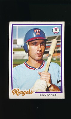 1978 Topps #388 Bill Fahey * Catcher * Texas Rangers * NM * | eBay