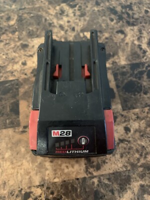 MILWAUKEE M28 RED LITHIUM XC 28 VOLT BATTERY - PREVIOUSLY USED | eBay