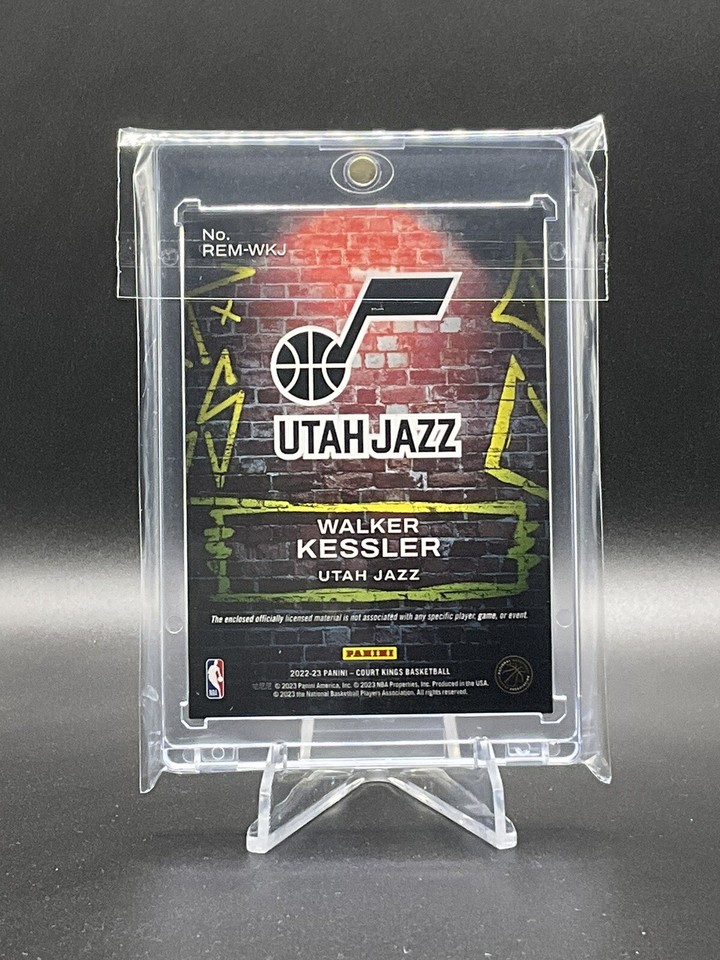 2022 Court Kings Rookie Expression Walker Kessler Rookie Patch Utah ...