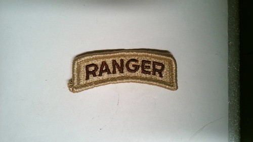 MILITARY PATCH SEW ON US ARMY RANGER TAB DESERT TAN | eBay