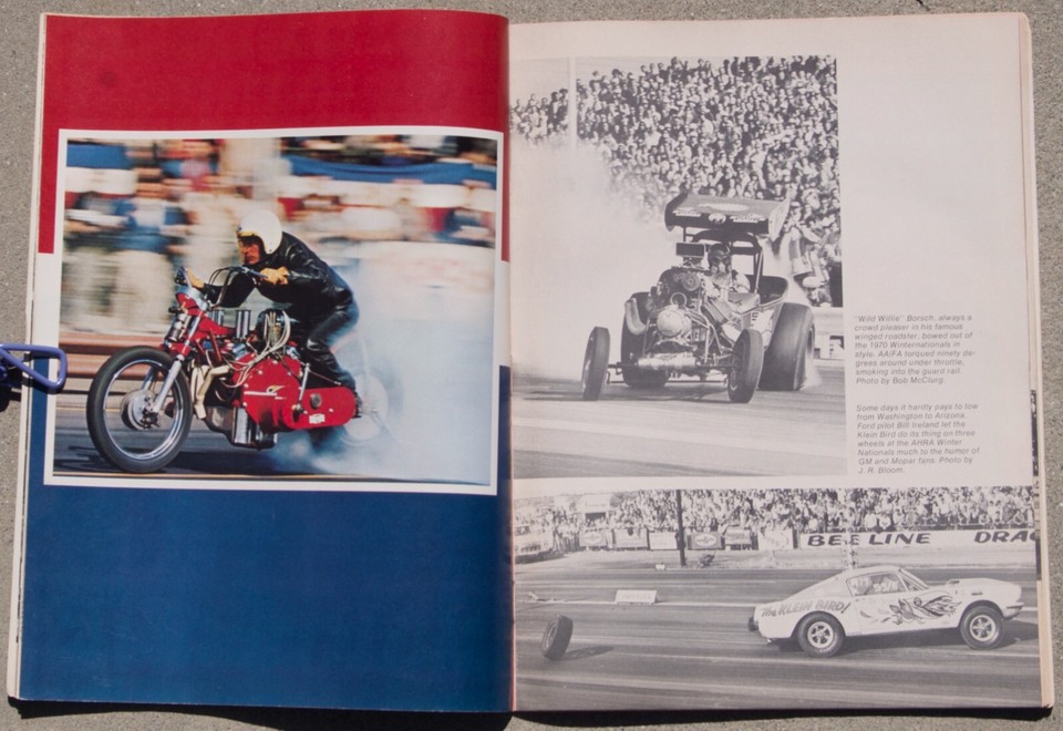 RARE Vintage 1970 NHRA Drag Racing magazine Photo Greats #2 | eBay