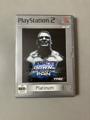 Smackdown Here Comes The Pain PS2 Retro Game WWE PlayStation 2 ...