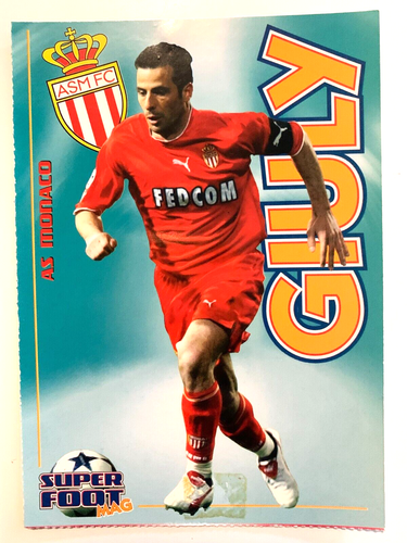 LUDOVIC GIULY (MONACO, FRANCE) RARE TRADING ROOKIE CARD COLLECTOR FOOT ...