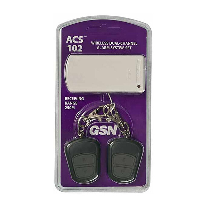 ACS 102 Wireless Dual Channel Remote Control Panic Button Door Gate ...