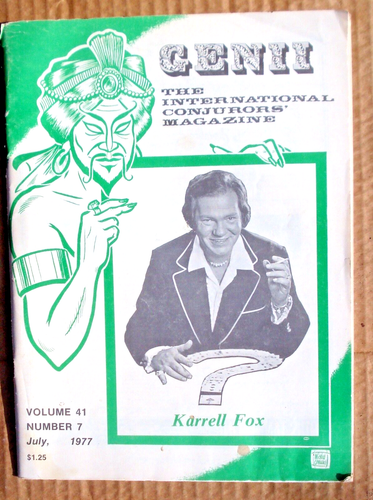 Genii International Conjurors' Magazine July 1977 Magic Illusions ...