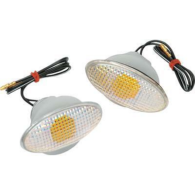 K & S Flush Mount Marker Lights Flat Oval Large/Rainbow Lens - Single ...
