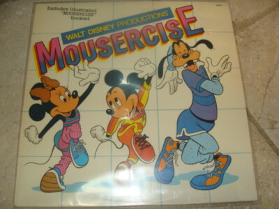 VINYL RECORD DISNEYLAND WALT DISNEY PRODUCTIONS MOUSERCISE 62516 #1 ...