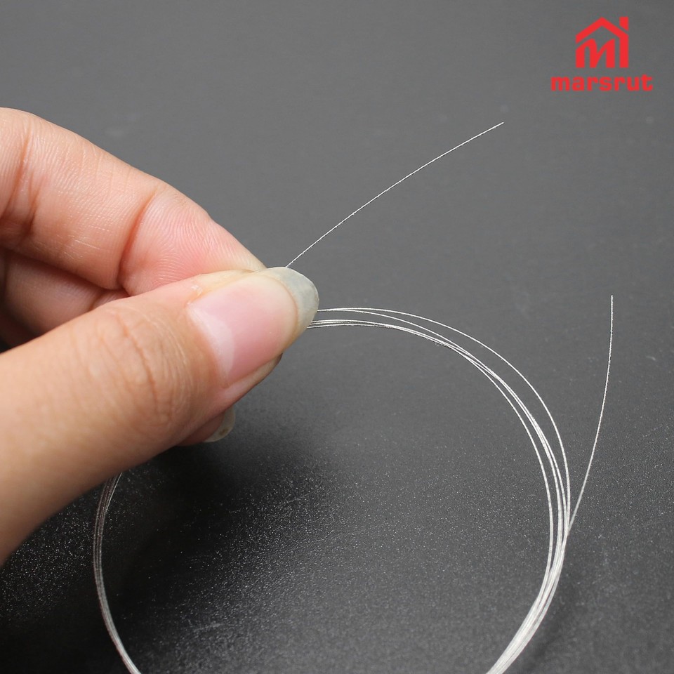 Diamond Wire Saw, 0.25mm x 1 Meters, Cutting Wire Superfine Blade Tool ...
